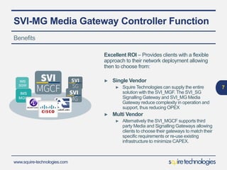 Squire Technologies: Media Gateway Controller Function | PDF