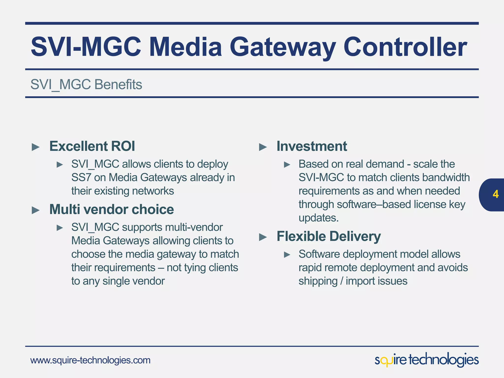 Squire Technologies: Media Gateway Controller | PDF