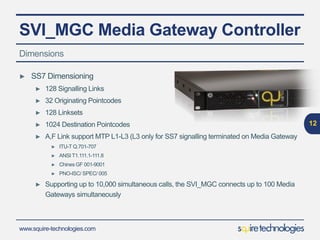 Squire Technologies: Media Gateway Controller | PPT