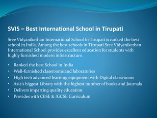 Top School in Tirupati | PPTX