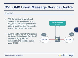 Squire Technologies: Short Message Service Centre | PDF | Operating Systems | Computer Software ...