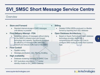 Squire Technologies: Short Message Service Centre | PDF | Operating ...