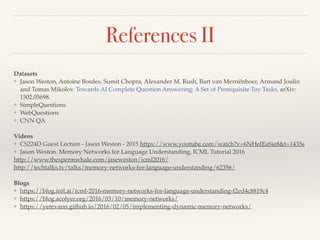 Memory Networks for Question Answering on Tabular Data | PDF | Databases | Computer Software and ...