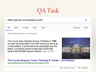 Memory Networks for Question Answering on Tabular Data | PDF | Databases | Computer Software and ...