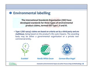 Evaluation of Environmental Impact of Leather Process Using LCA ...