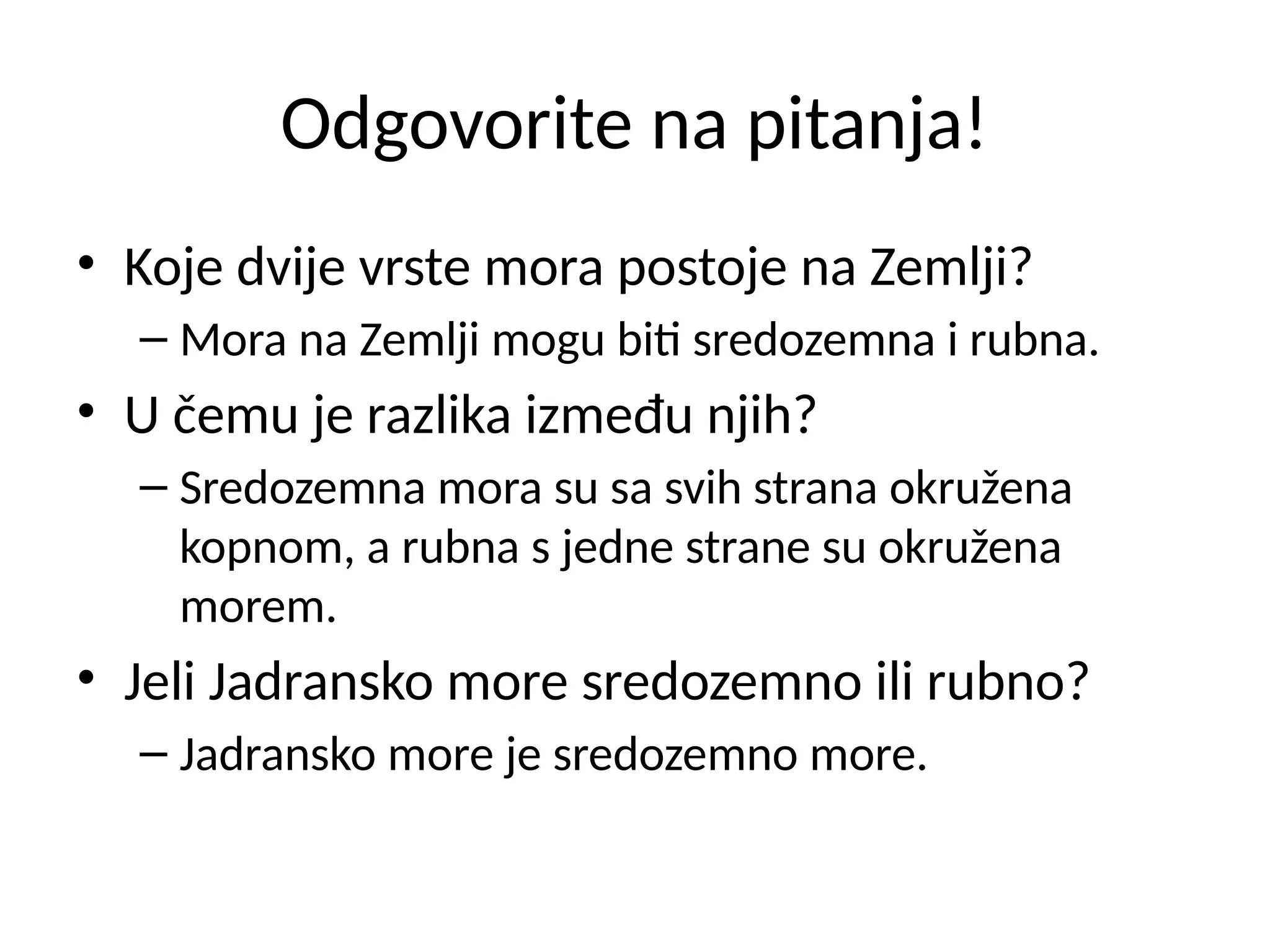 SVJETSKO MORE SVJETSKO MORE SVJETSKO MORE | PPTX