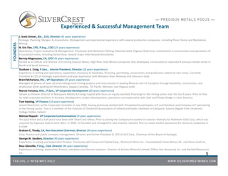 SilverCrest Mines | Corporate Presentation | August 2015 | PPT