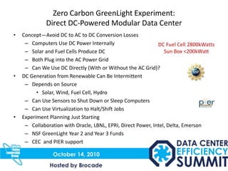 DC Modular Datacenter for Improved Energy Efficiency | PPTX | Cloud ...