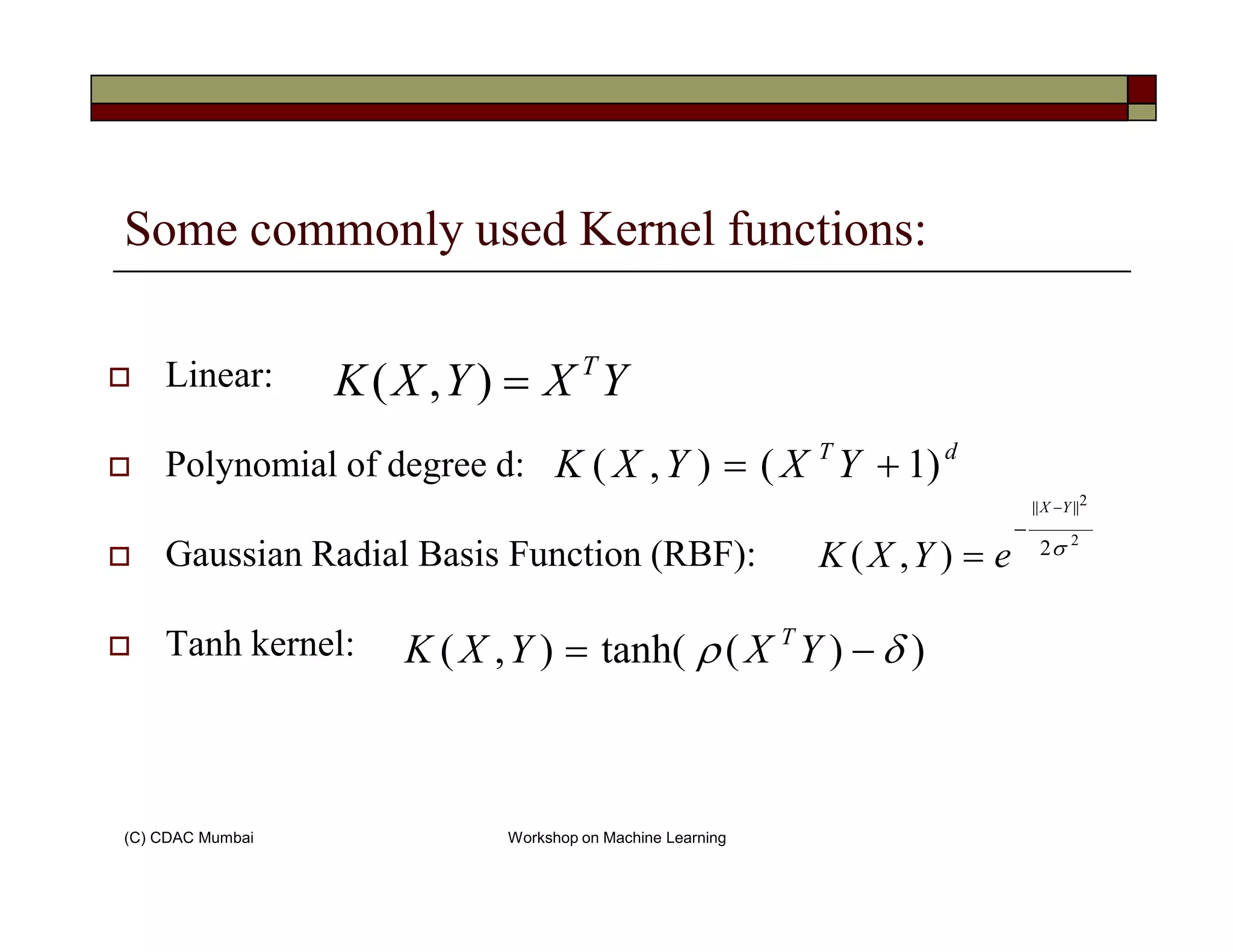 Support Vector Machines for Classification | PDF