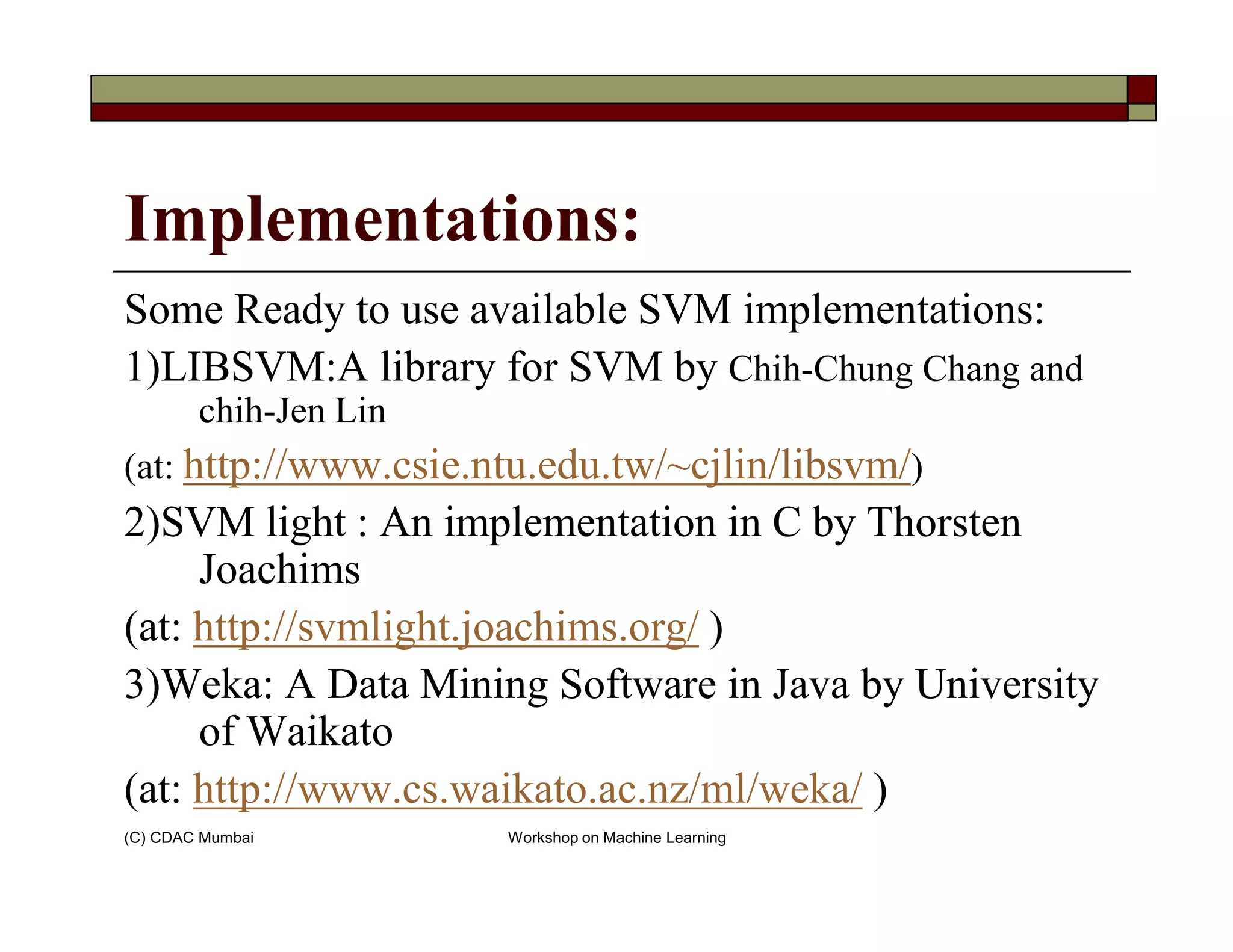 Support Vector Machines for Classification | PDF