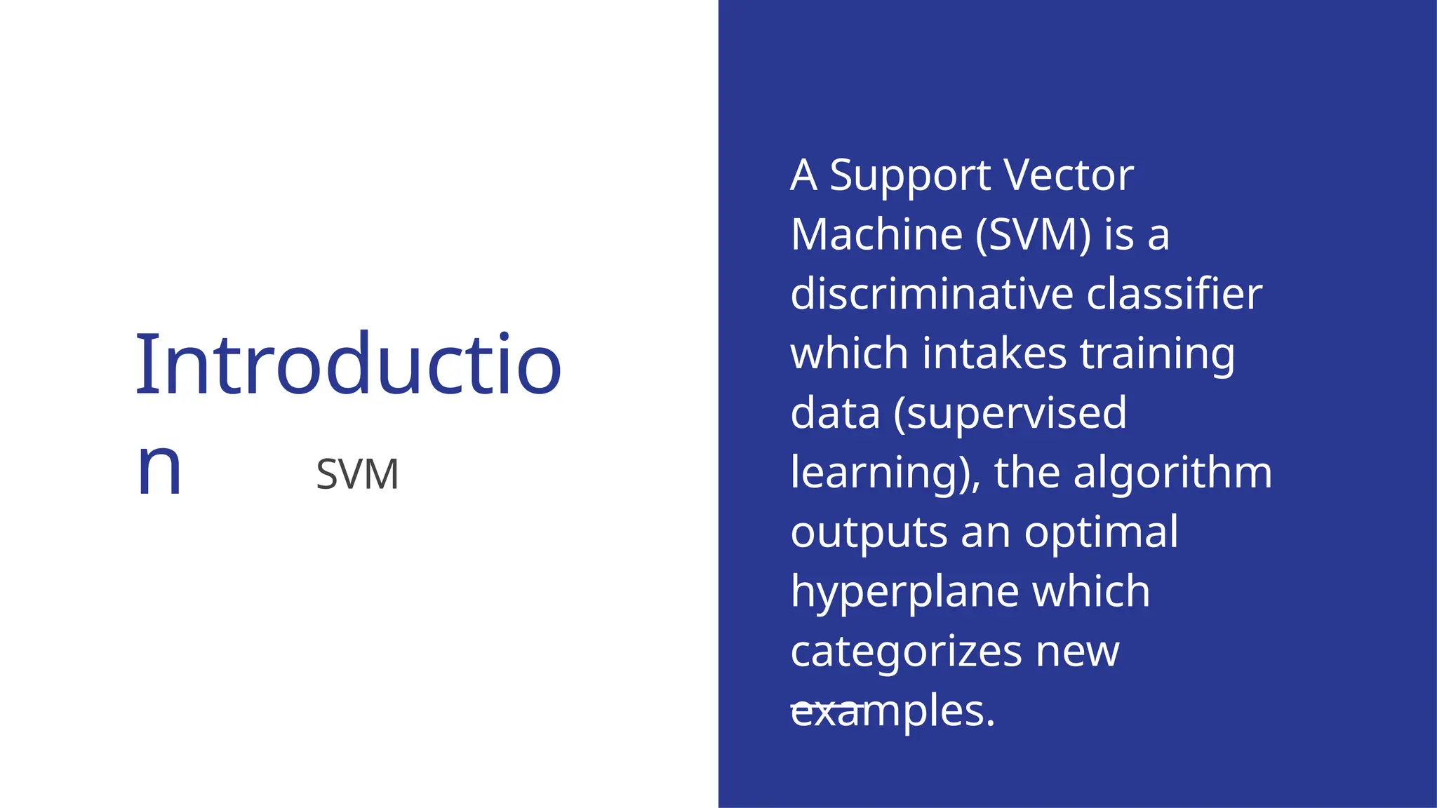 Svm Introduction For Machine Learning Engineers Ppt