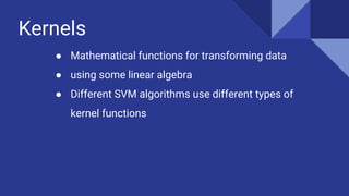 Support Vector Machines ( SVM ) | PDF