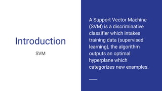 Support Vector Machines ( SVM ) | PDF