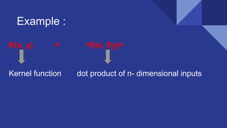 Support Vector Machines ( SVM ) | PDF