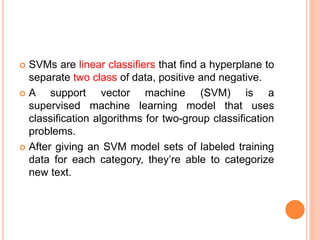 Support Vector Machine | PPT