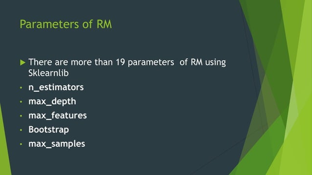 Support Vector machine(SVM) and Random Forest | PPTX