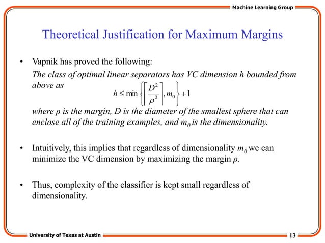 Support Vector Machine Algorithm In Machine Learning Ppt