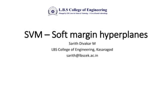 Svm soft margin hyperplanes | PDF