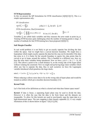 SVM Tutorial | PDF