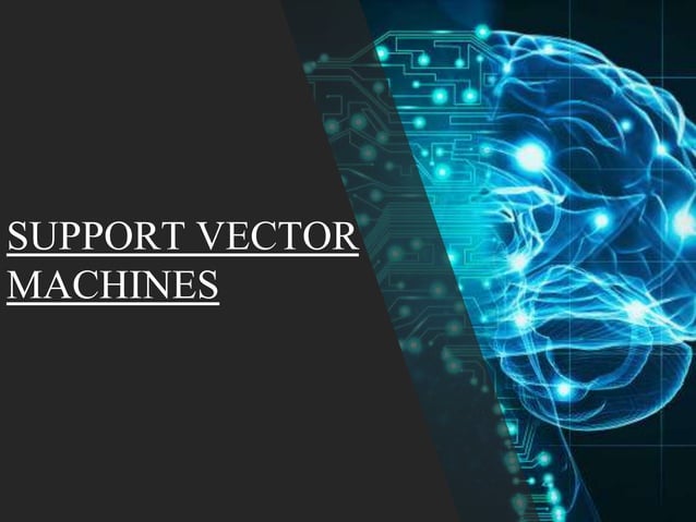 Support vector machines | PPT