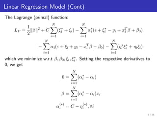 SVM for Regression | PPT