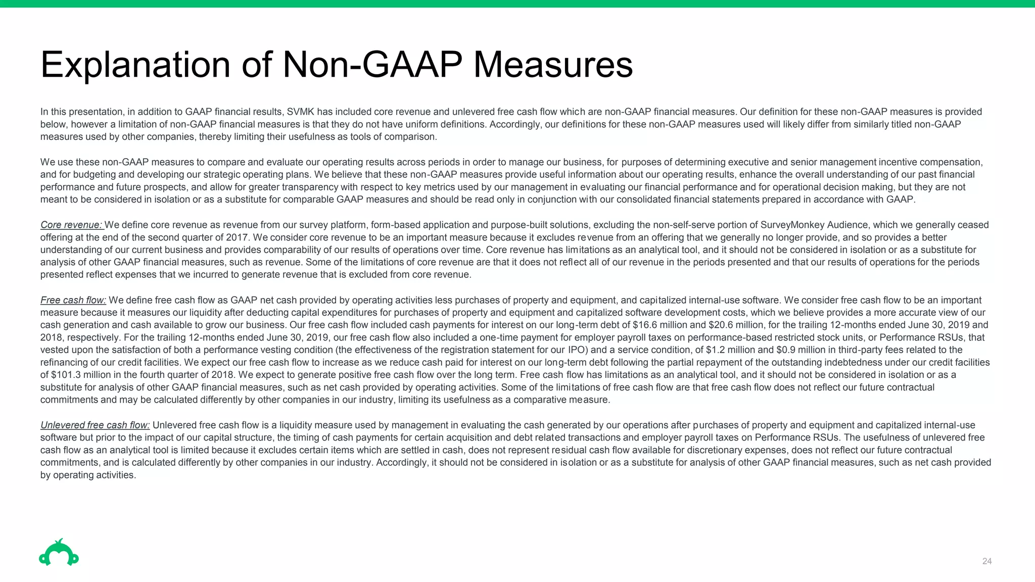 SVMK Investor Presentation August 2019 | PPT