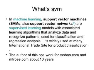 Svm light at E-commerce Website | PPT