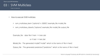 SVM light and SVM Multiclass Practice | PDF | Technology & Computing
