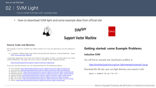 SVM light and SVM Multiclass Practice | PPT