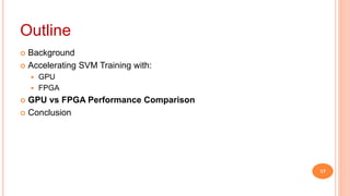 Hardware Acceleration of SVM Training for Real-time Embedded Systems: An Overview | PPT