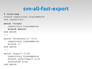 Subversion to Git Migration | PDF | Web Development | Internet