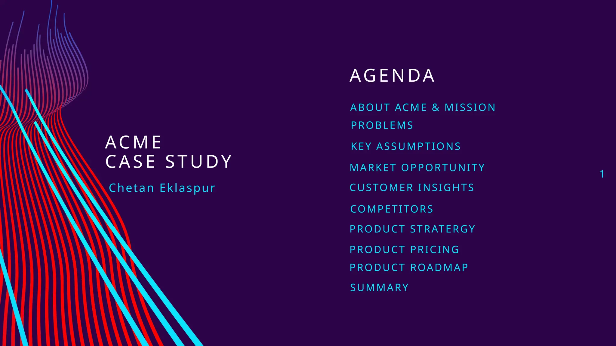 Casestudy for Product manager interview | PPTX