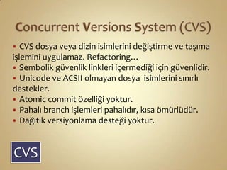 SVN & CVS by Eren SIMSEK | PPTX