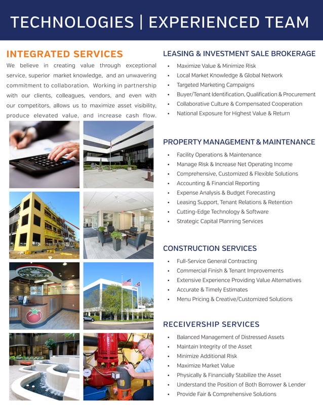 SVN | RICORE Integrated Services Brochure | PDF | Real Estate Industry ...