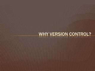 Getting Started With Subversion | PPTX | Operating Systems | Computer Software and Applications