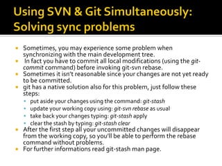 Subversion to Git Migration | PPT