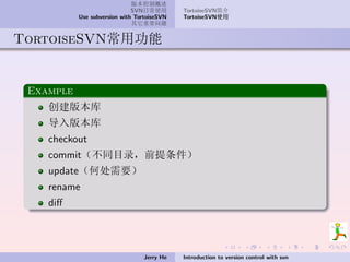 Introduction to Subversion | PPT
