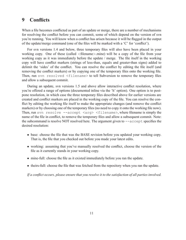 Svn Workflow Pdf Operating Systems Computer Software And Applications