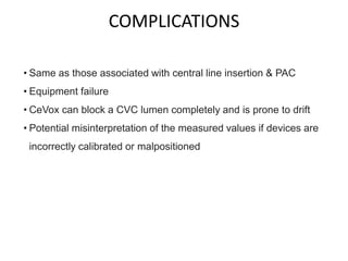 SvO2 & ScvO2 monitoring | PPTX