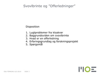 Svovlbrinte og offerledninger | PDF