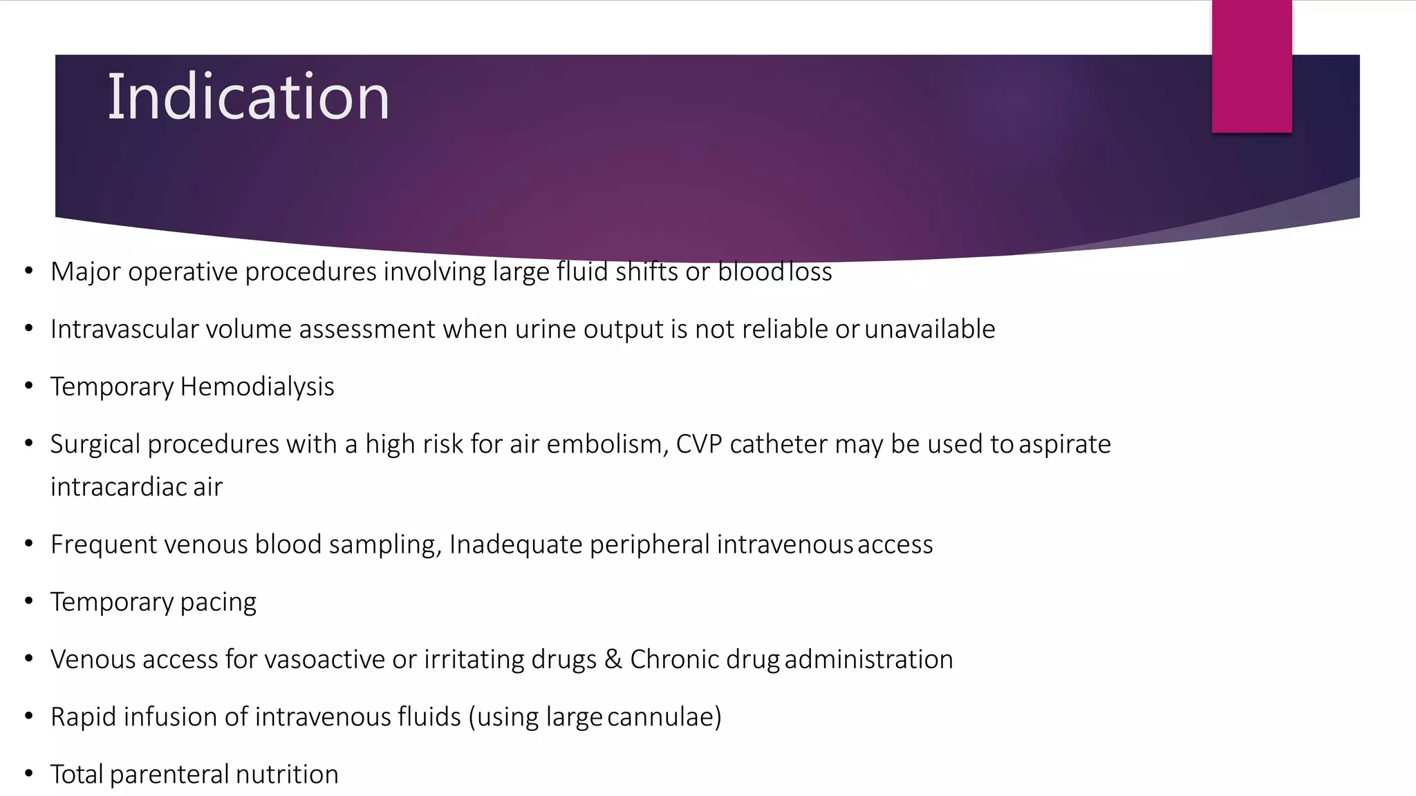 central venous pressure and intra-arterial blood pressure monitoring ...
