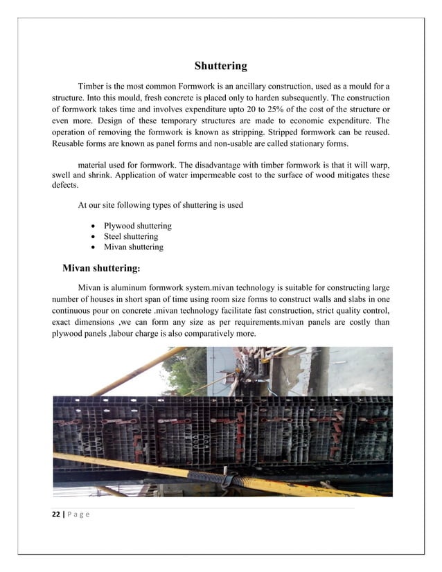 Svp field training report final | PDF | Civil Engineering Industry ...