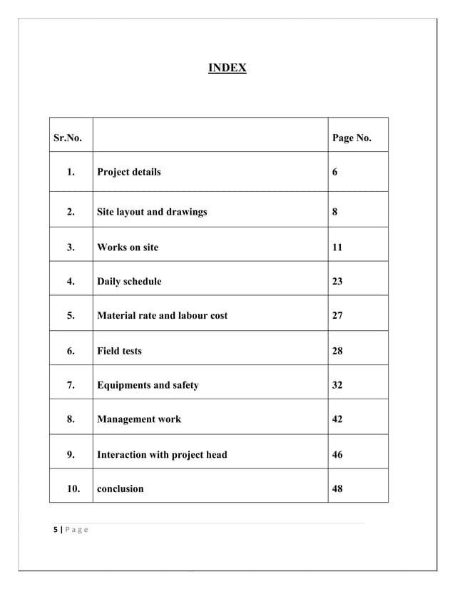 Svp field training report final | PDF | Civil Engineering Industry ...