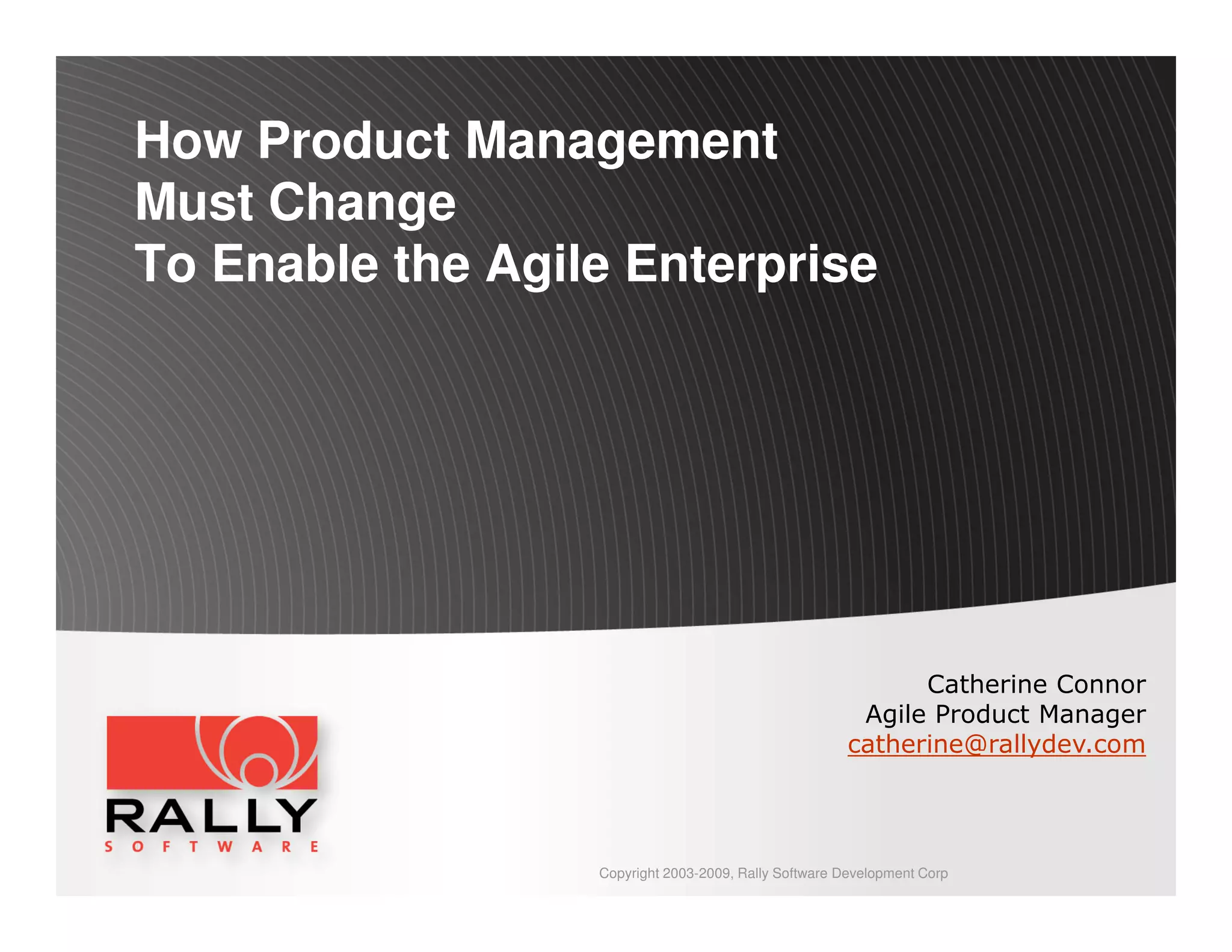 Agile Product Management | PDF | Business | Business and Finance
