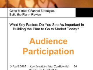 Creating a Go To Market Channel Strategy | PPT
