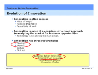 Customer Driven Innovation | PDF