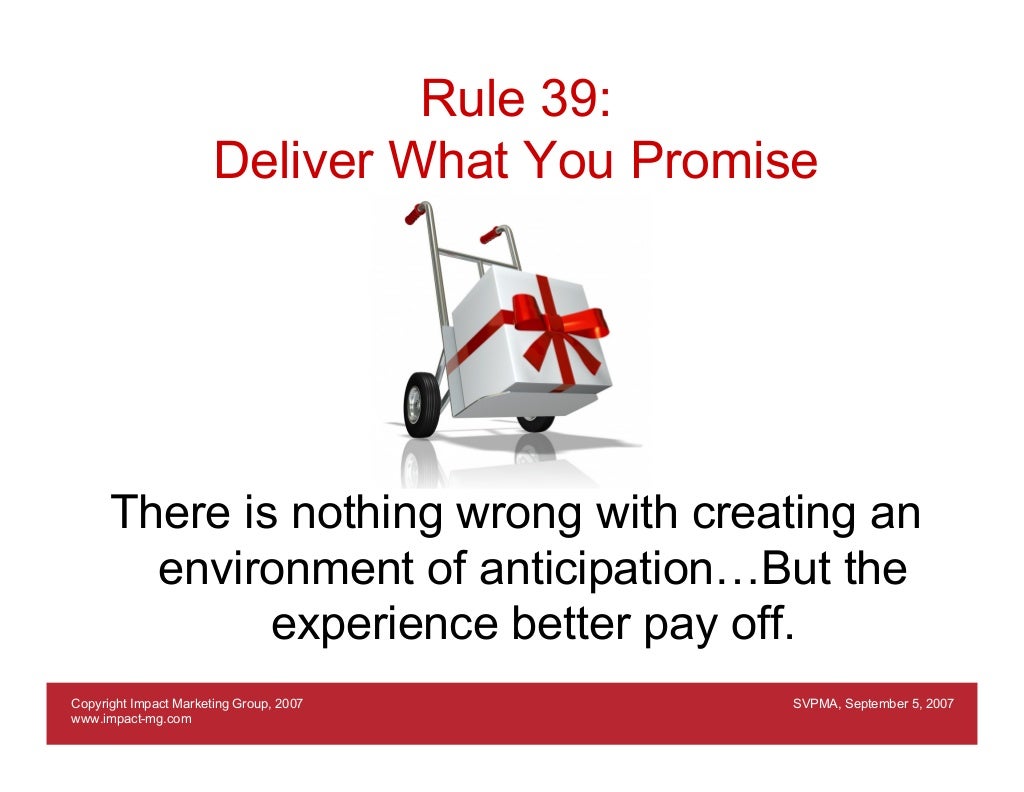 The 42 Rules Of Marketing The 42 Rules Of Marketing