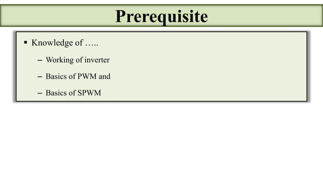 Basics of SVPWM technique by Hardik Panyda | PPTX