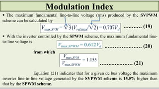 Basics of SVPWM technique by Hardik Panyda | PPTX