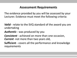 SVQ Induction | PPTX